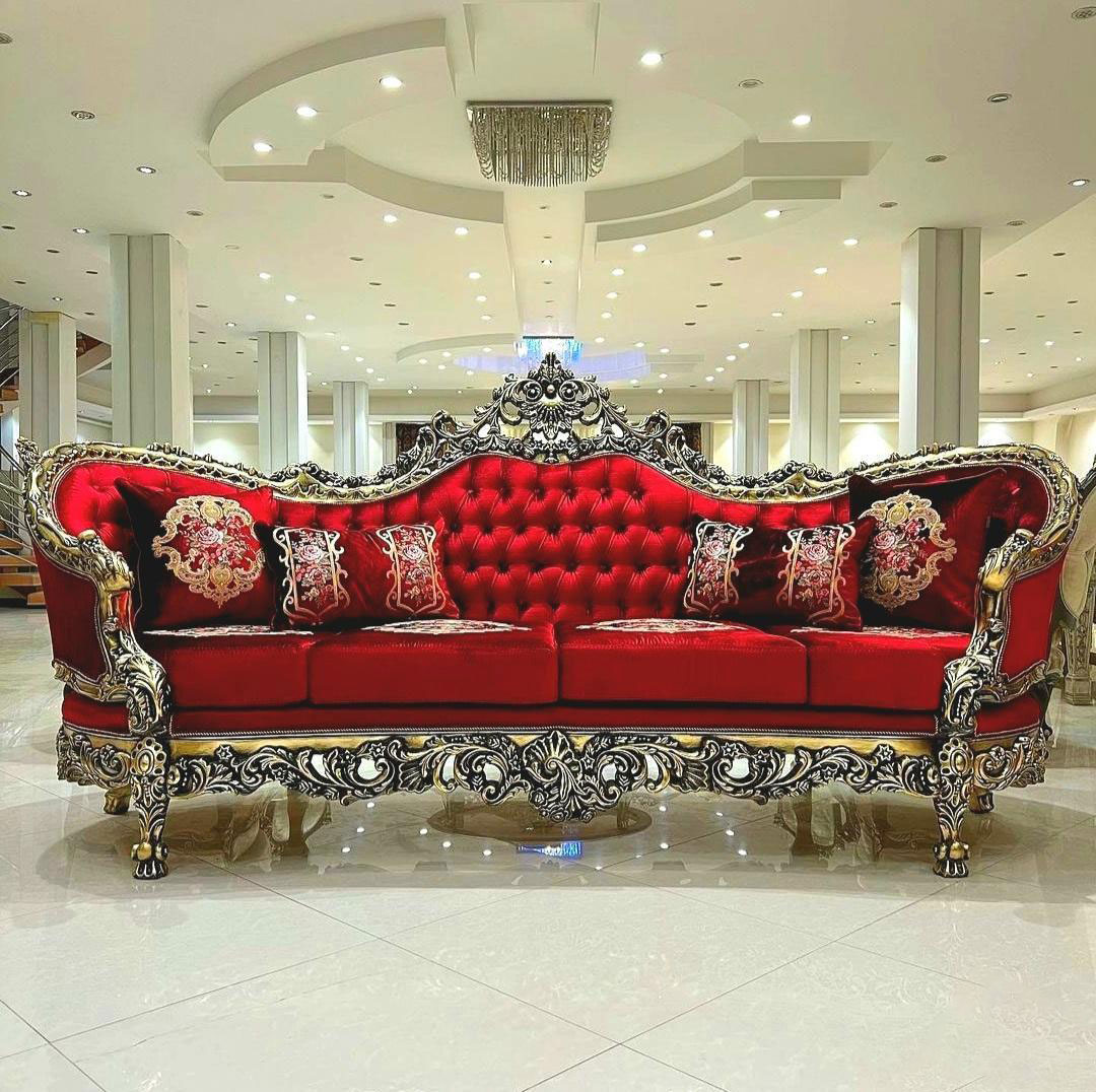خرید مبل استیل 9 نفره سلطنتی افسون خرچنگی کد253h با بهترین قیمت و ضمانت سیتی مبل